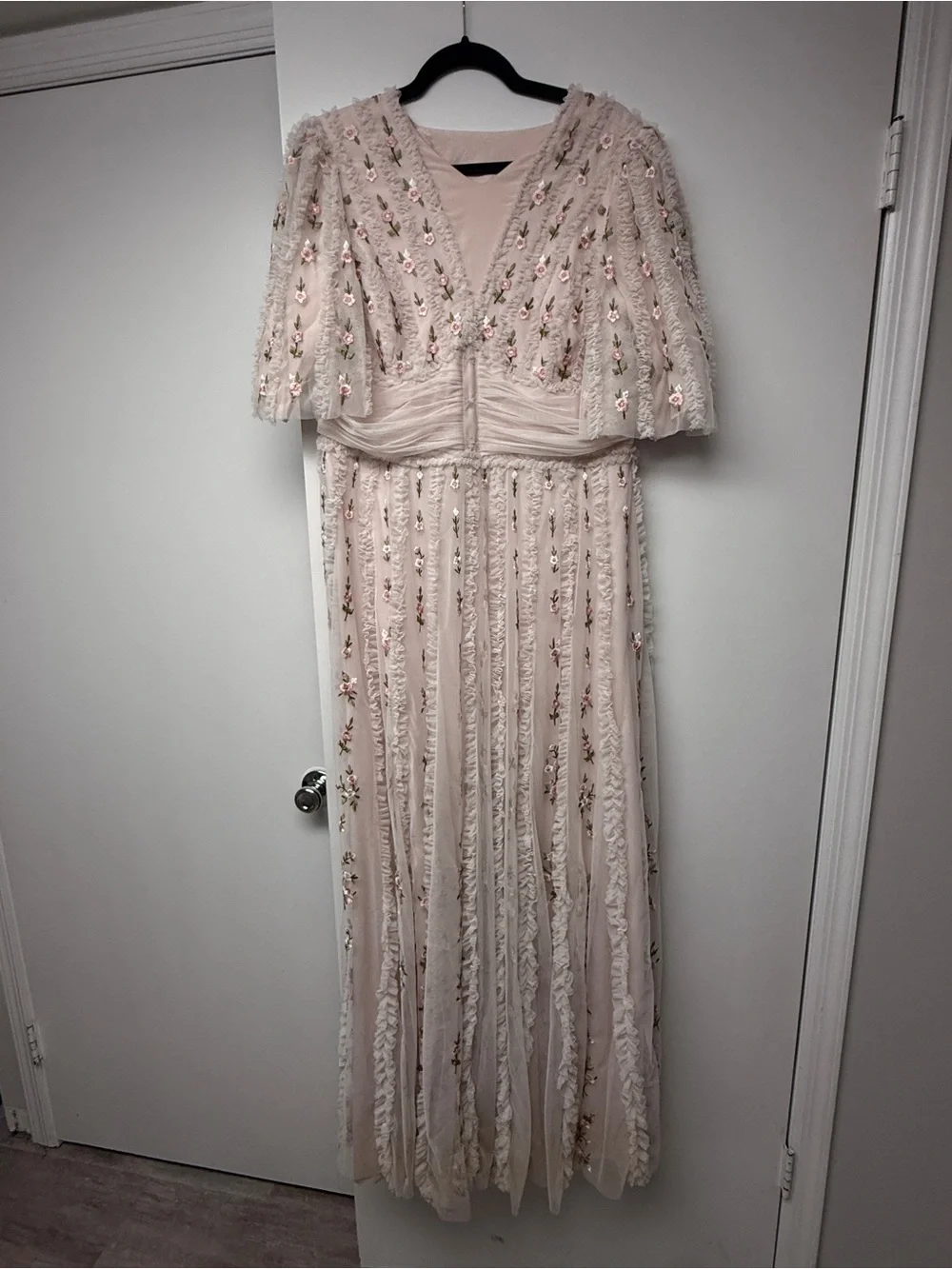 Mac Duggal | Dresses | Mac Duggal Blush Pink Evening Dress | Poshmark